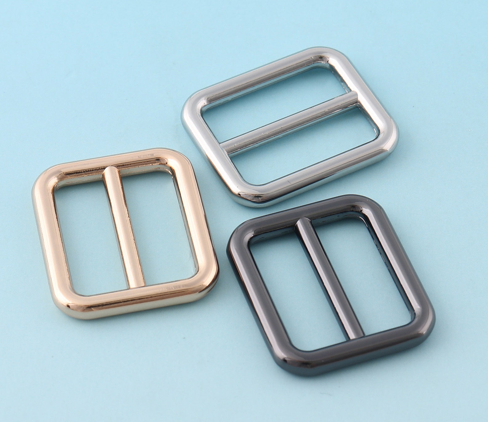 Adjuster Buckle 25mm Metal/alloy Slide Belt Buckle Tri Bar - Etsy