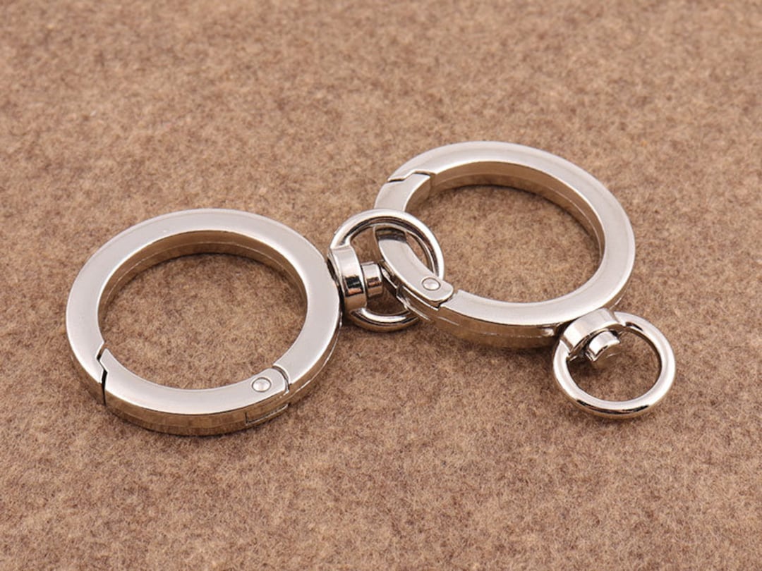 5pcs 1 Inch Silver Snap Hook Swivel Clasp Spring Buckle Spring Clasp ...