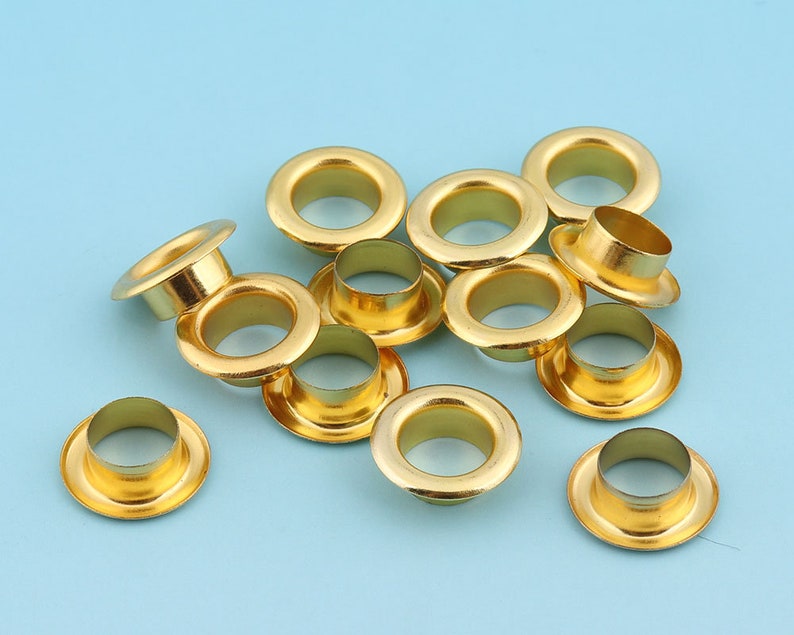 Golden Eyelet 100pcs 13mm Round Grommet Eyelets With Washer - Etsy