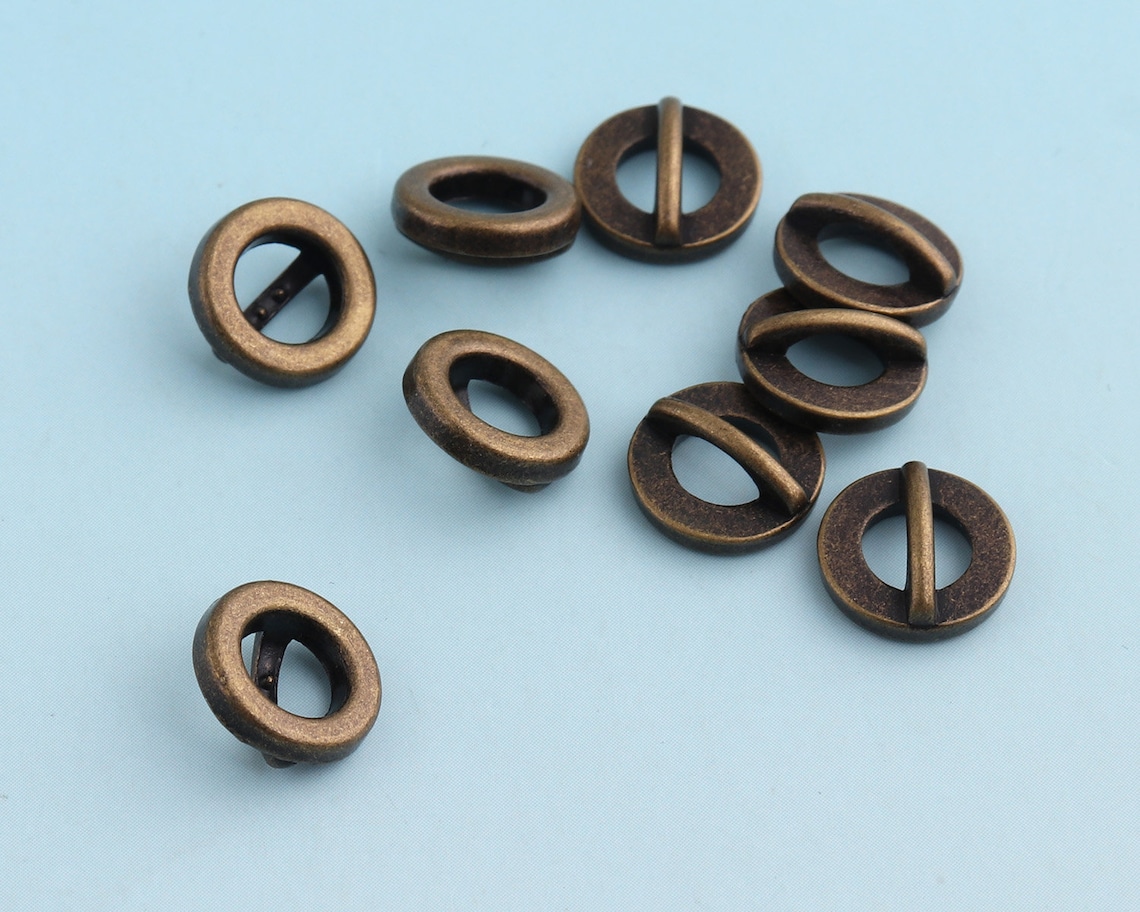 6pcs 10mm Metal Buttons Brass Shank Buttons Clothing Button Celtic ...