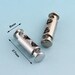 Silver Cord Locks 4pcs 7mm Metal Toggle Cord Stopper Cord - Etsy