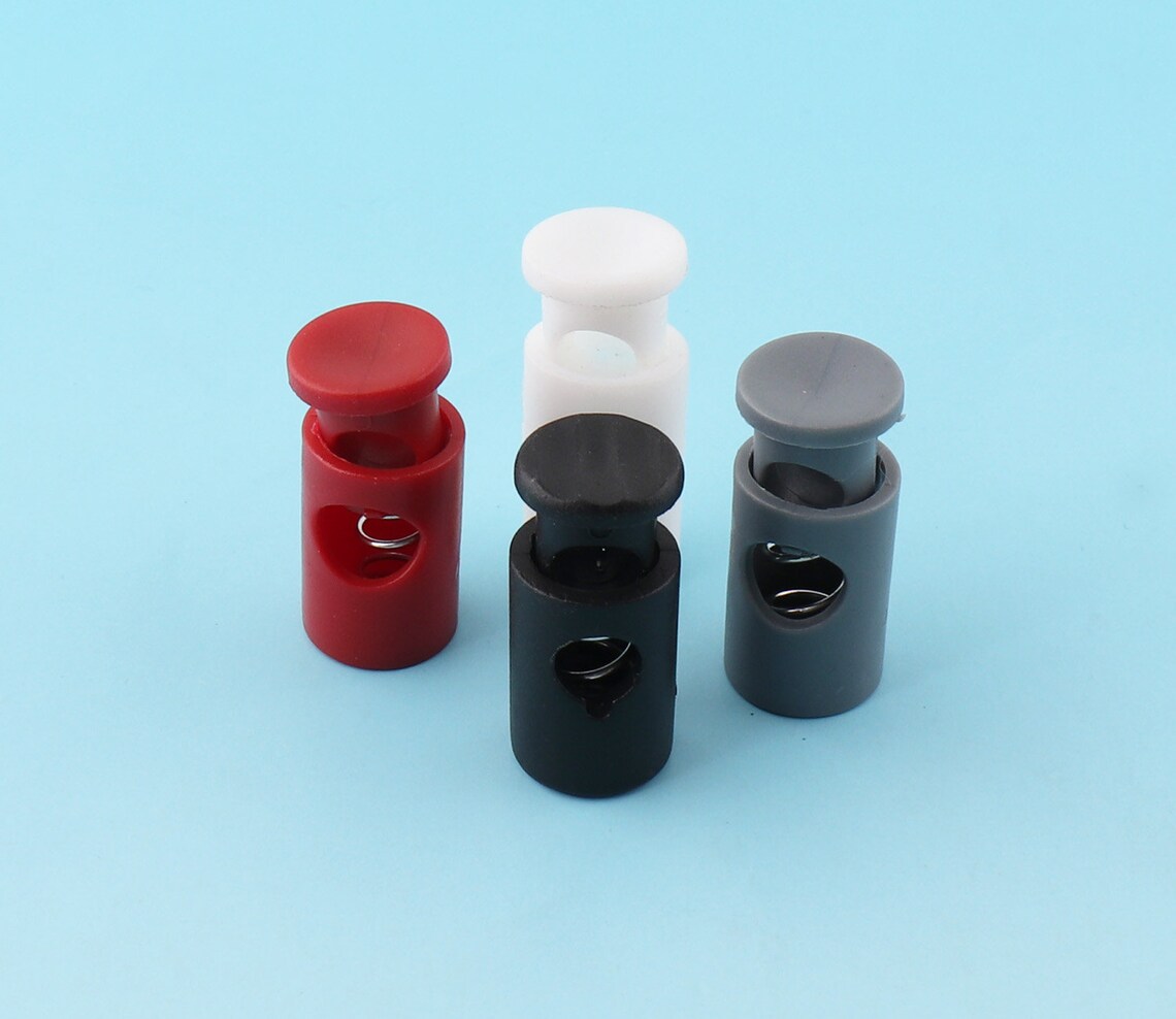 7mm Rope Cord Stopper 15-50pcs Black Plastic Cord Lock for - Etsy