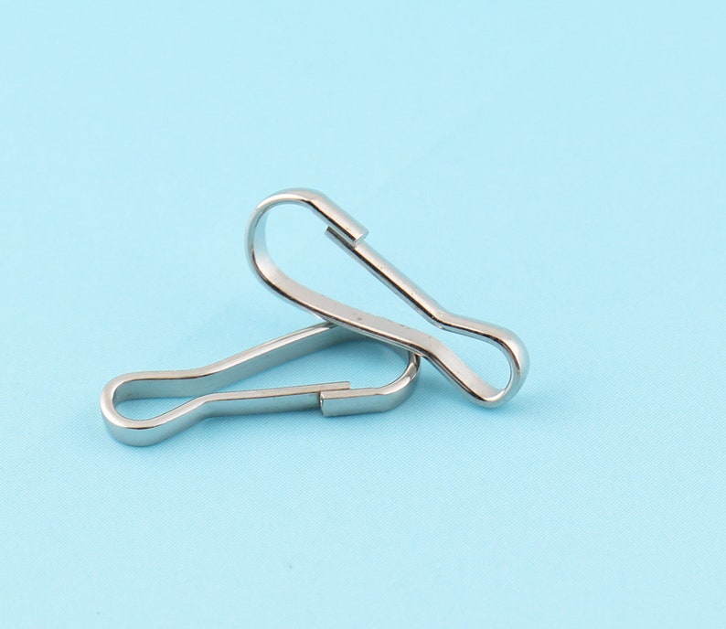 Mini Lanyard Hook Clips Hook 100pcs 16mm Silver Tone Clasp for | Etsy