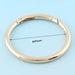 Large Light Gold Snap Hook 60mm Spring Buckle Spring Clasp Round ...