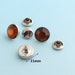 Brown Rivets Metal Button 20pcs 11*8mm Double Capped Rivets Double Head ...