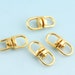 Mini Swivel Connector Ring 50pcs 19mm Gold Swivel Clasp Metal Dog ...
