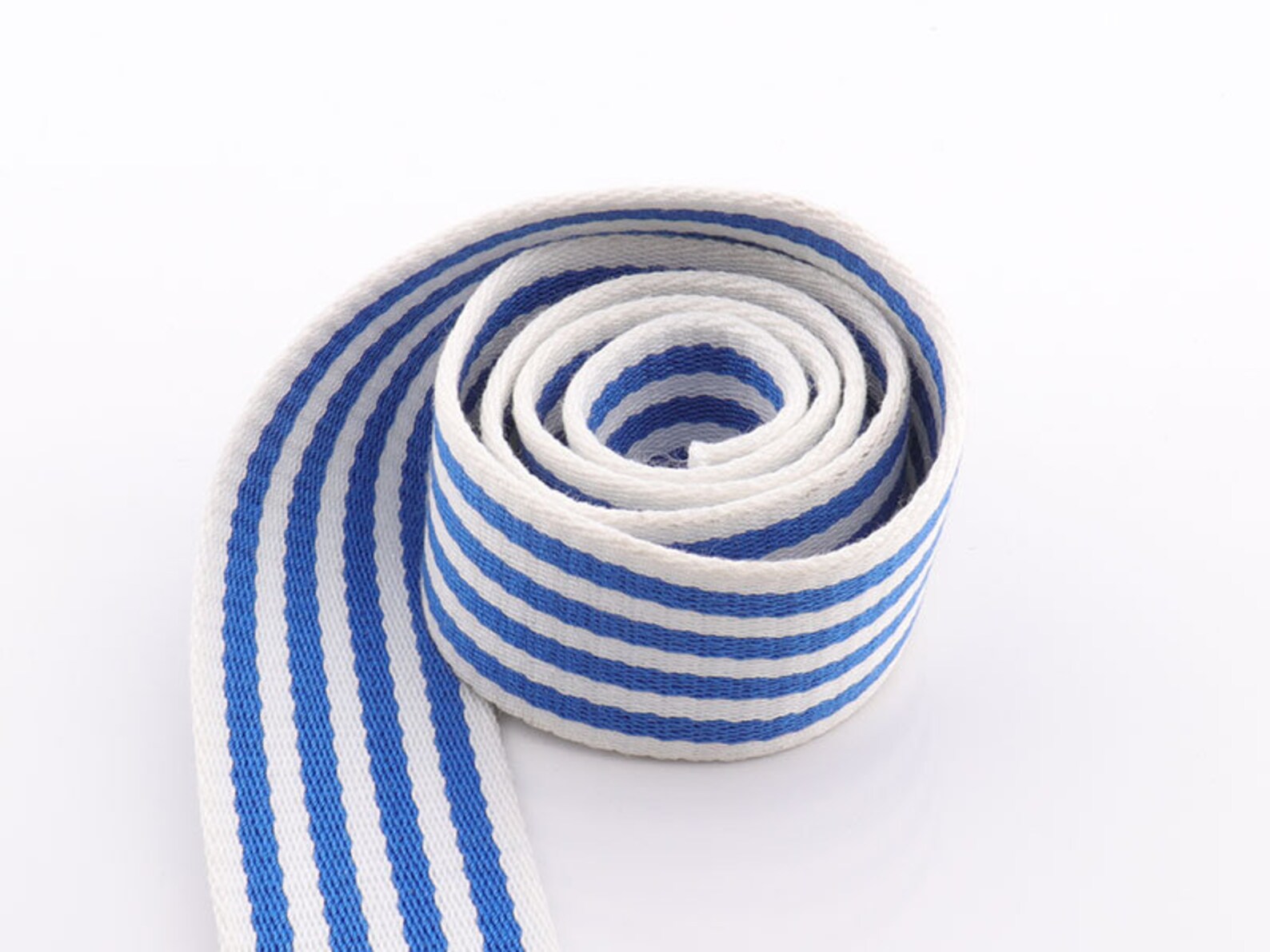 1 1/2inch Webbing Blue Stripe Webbing Fabric Belt Canvas - Etsy