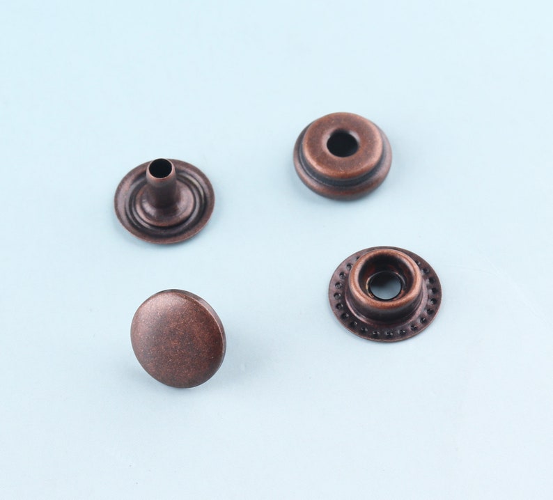 50sets 12mm snap Studs Copper Snap Buttons Spring Popper | Etsy