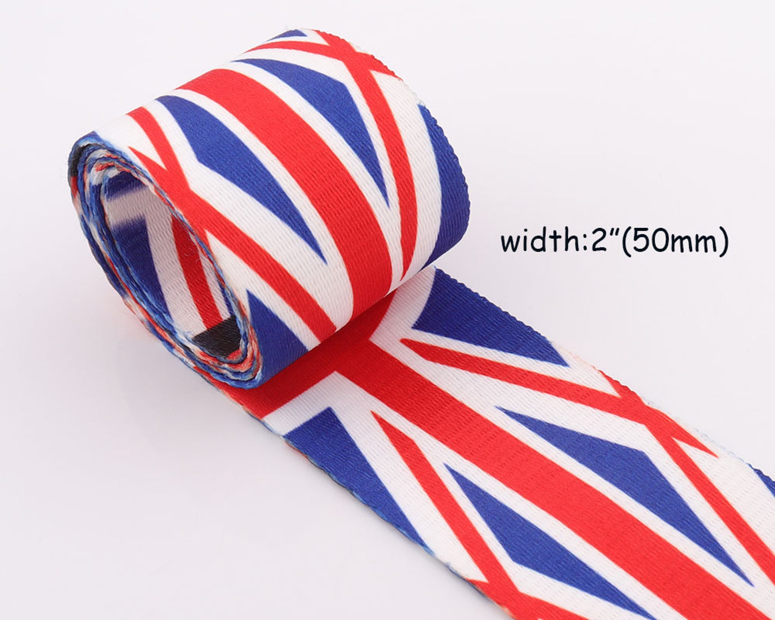 Flag Stripe Webbing Belt Pattern Webbing 2w Key Fobs | Etsy