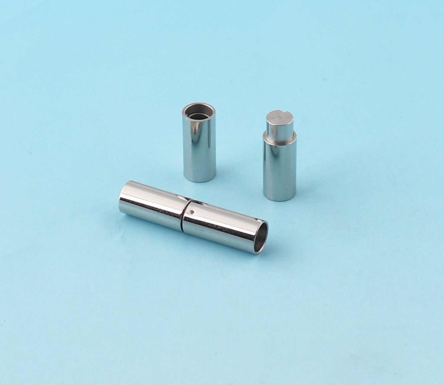 Botones magnéticos 4pcs 4MM Mini cierremagnético plata pulsera | Etsy