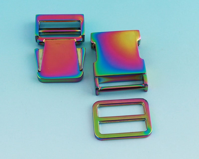 Side Release Buckle Rainbow Release Buckle 25mm ZINC ALLOY | Etsy
