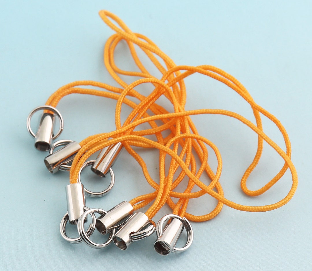 50pcs 70mm Cell Phone Strap Yellow Cell Phone Accessory Cell Phone ...