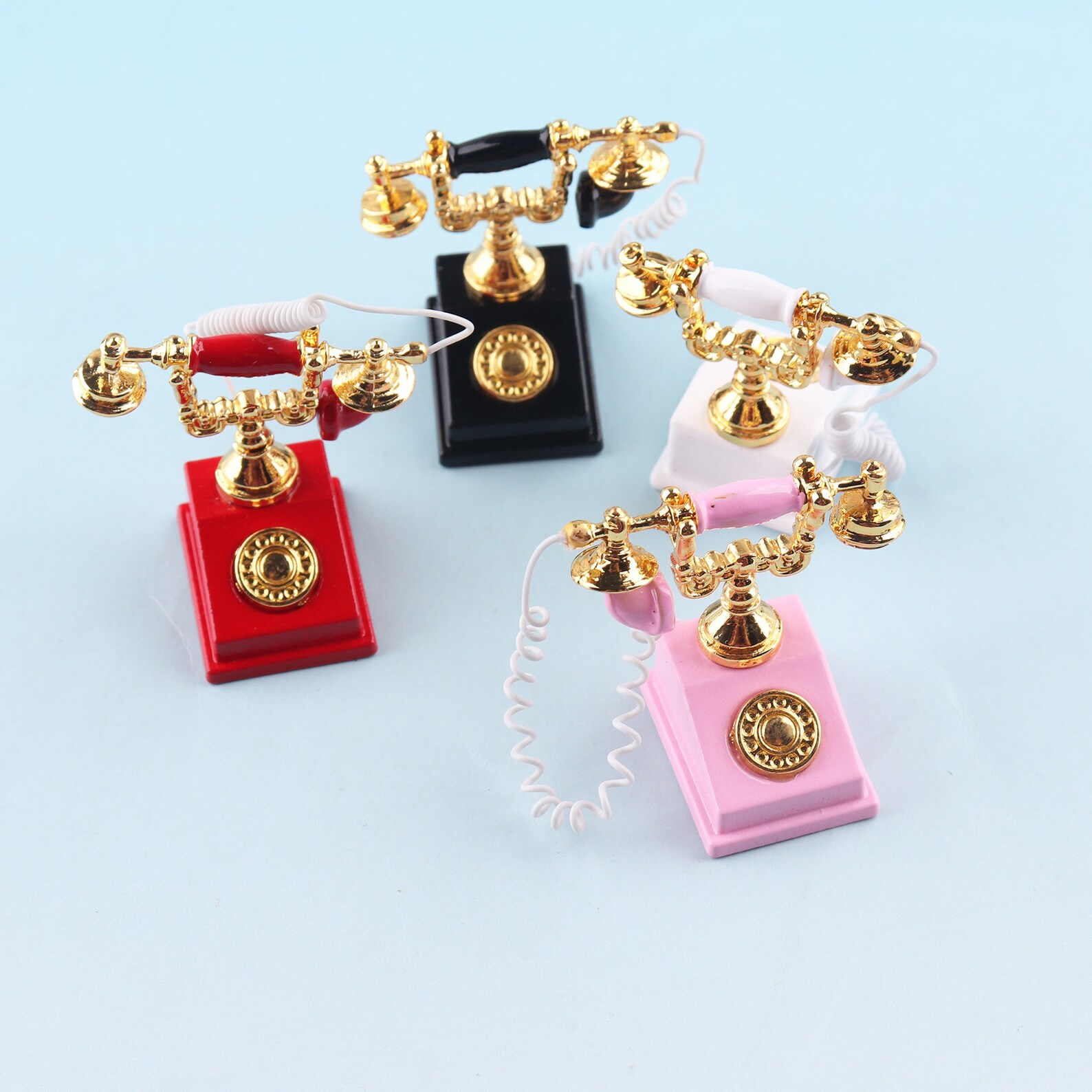 Miniature Telephone Colorful Dollhouse Cell Phone Furniture - Etsy