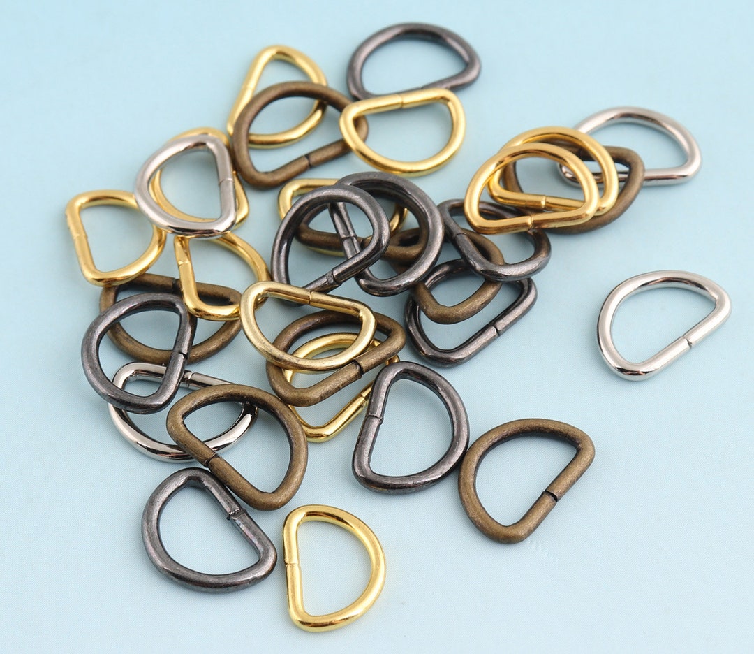Mini D Ring 50pcs 10mm Non Welded Metal D Ring Bronze D Buckle Belt ...