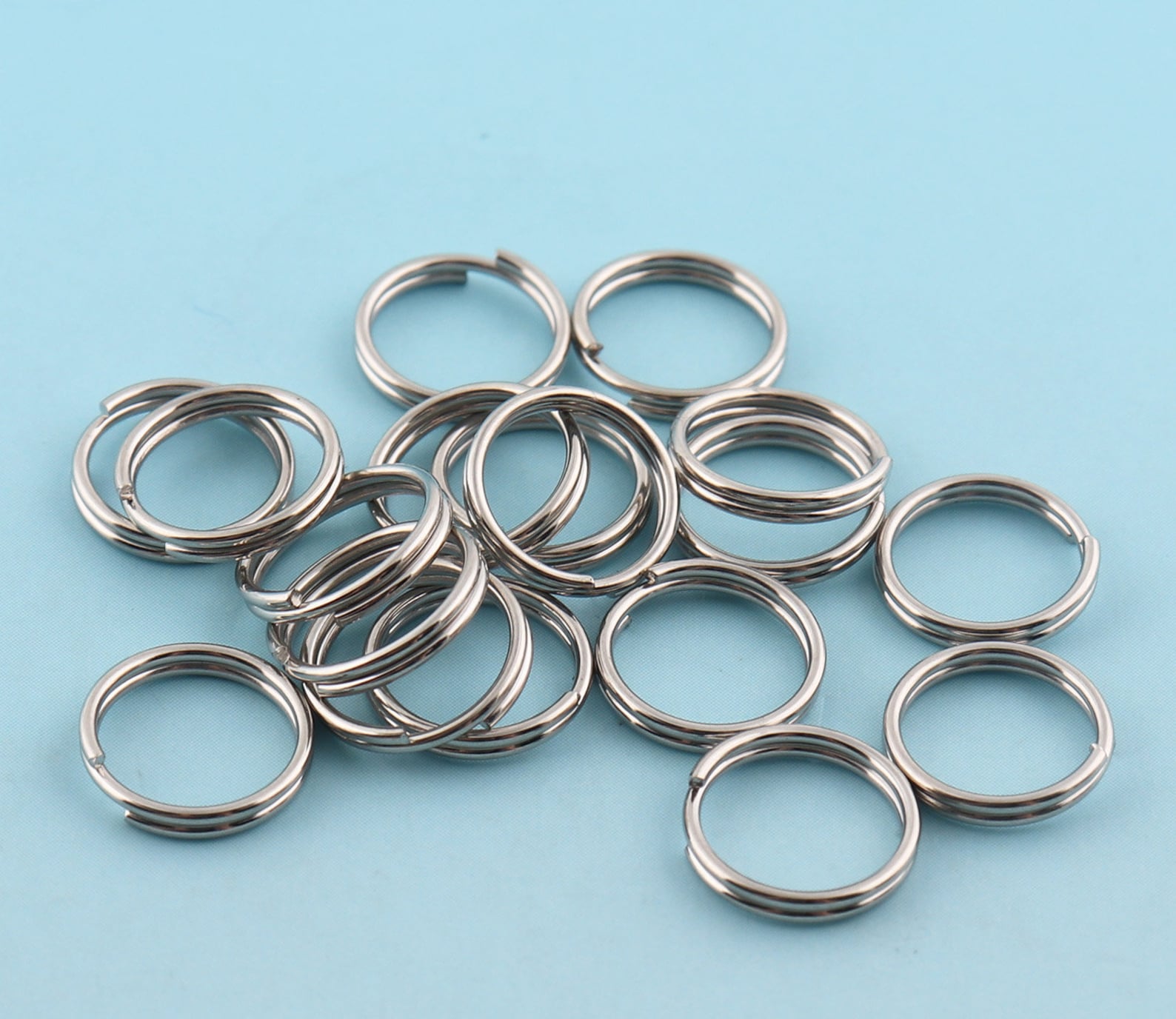 Split Rings 200pcs 10mm Mini Key Ring Silver Key Fob Ring | Etsy