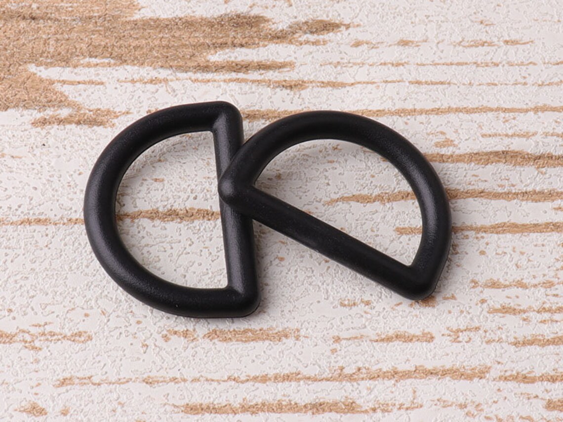 15pcs 1inch 25mm Black D Rings Plastic D Ring Purse Ring - Etsy UK