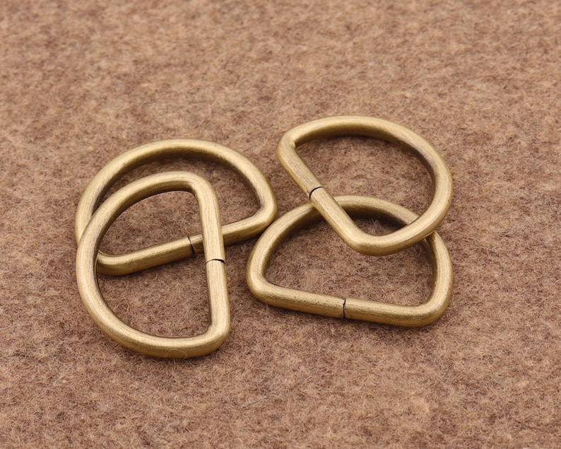 Bronze D Ring 10pcs 20mm Metal D Buckle Belt Strap Buckle - Etsy