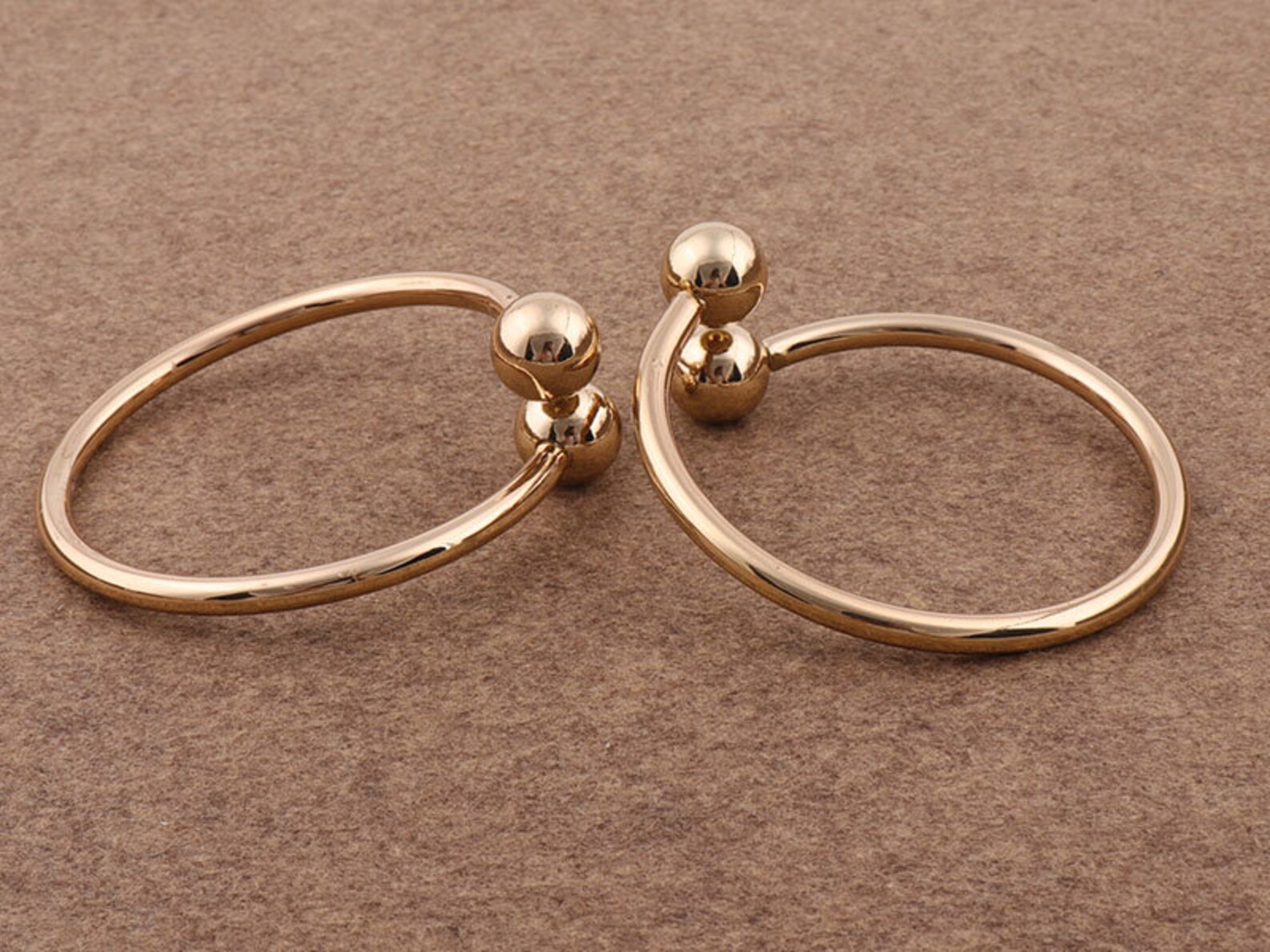 2pcs 3inch Gold Bag Handle Carry Ring Hexagonal Round Handbag - Etsy