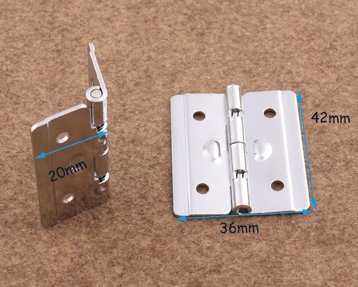 Strap Hinges Silver Hinges 8pcs 4236mm Cabinet Hinges Box - Etsy