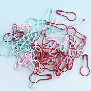 Mini Bulb Safety Pins 300 Pcs 21*9 Mm Colorful Knitting Pin Hang Tags ...