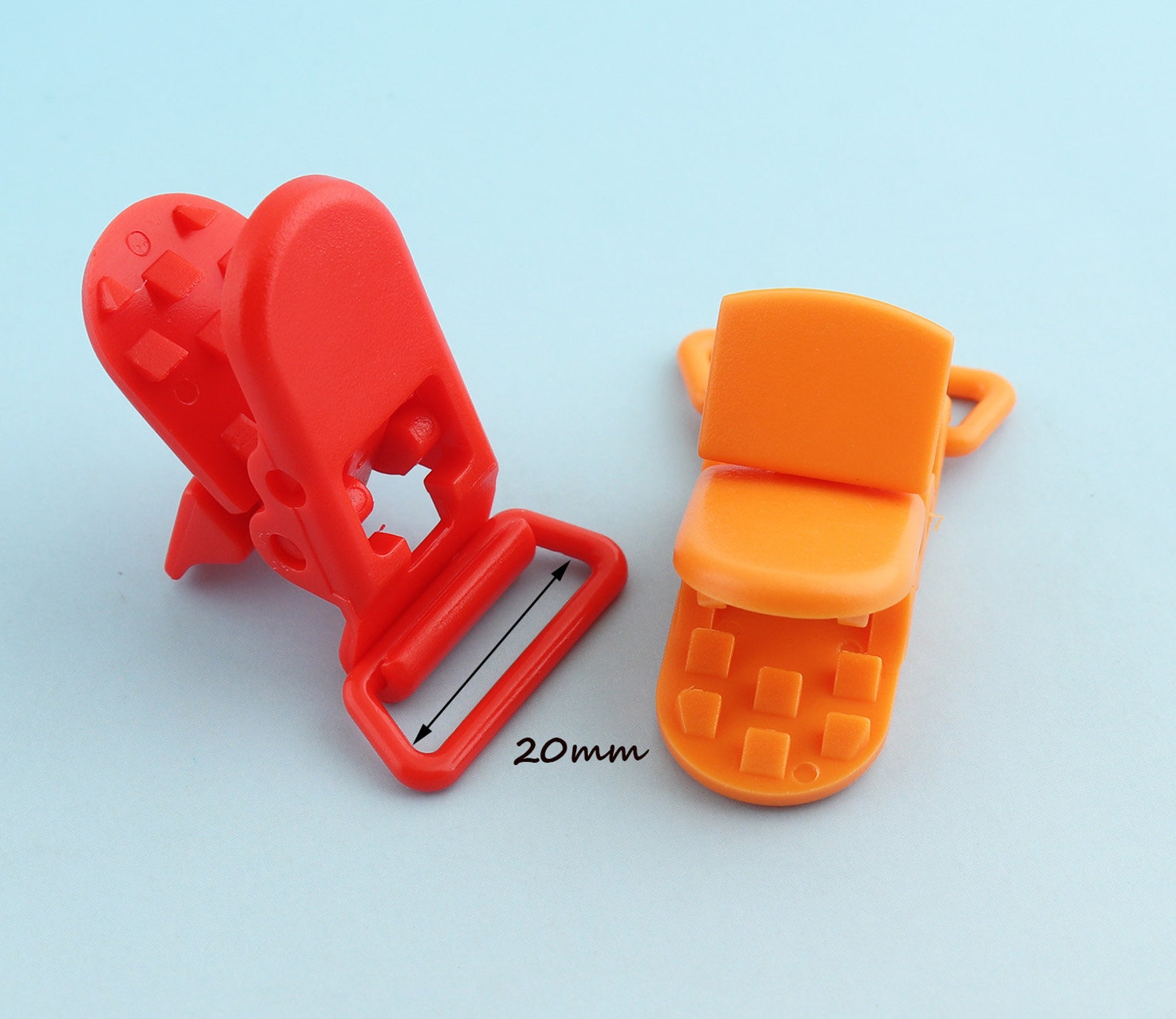 Suspender Clips 20pcs 3820mm Plastic Kam Clips Dummy Clips - Etsy