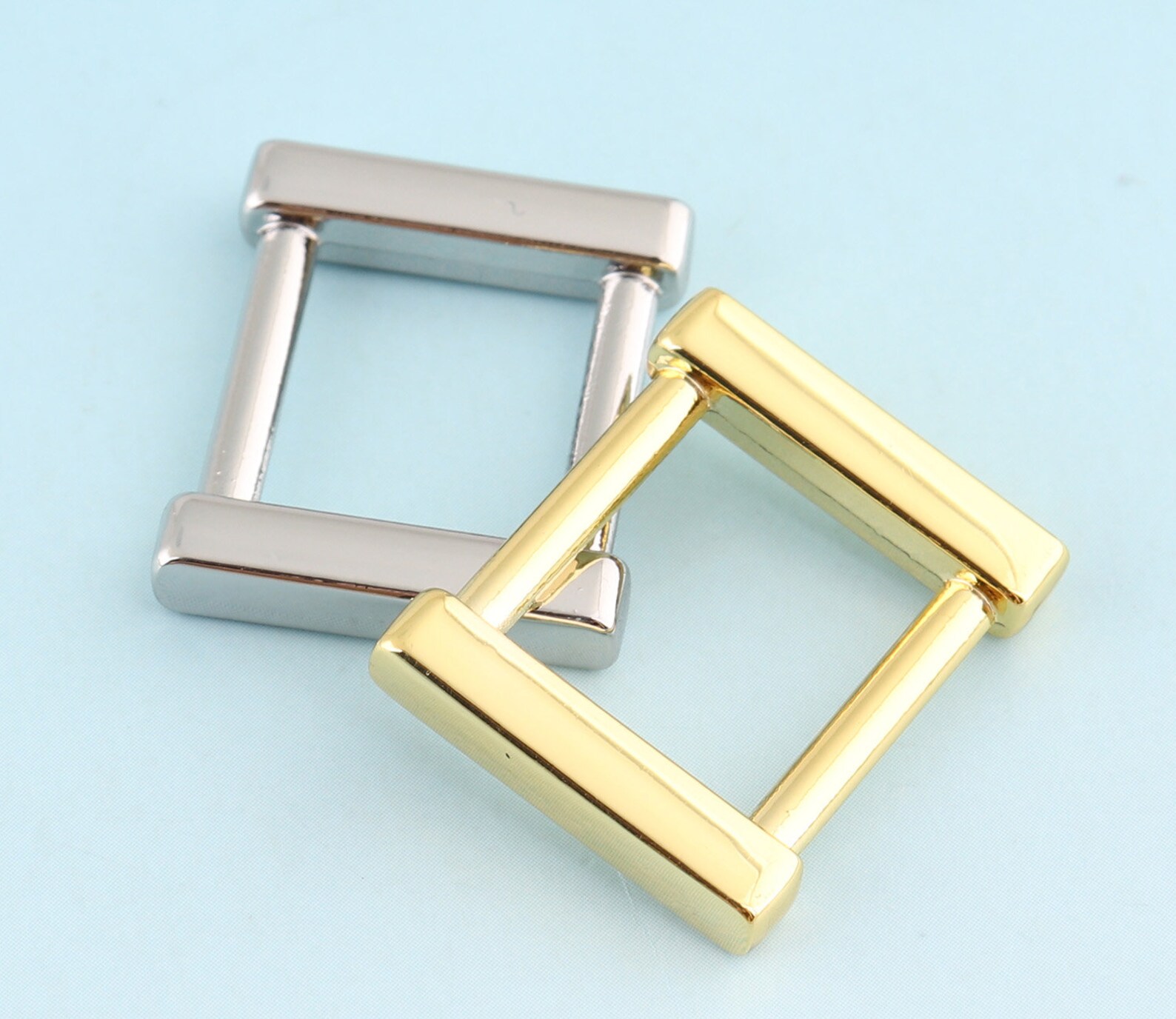 Square Rings 10pcs 18mm Multi Color Rectangle Rings Rectanglar Rings ...