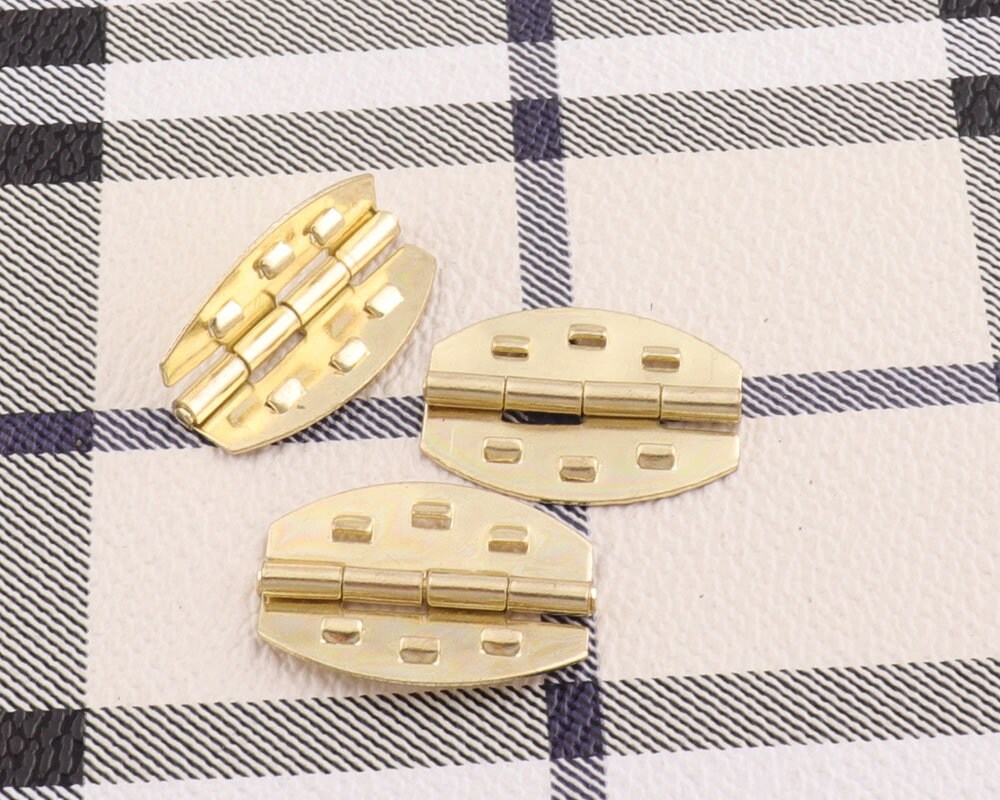10pcs Light Gold Hinges Cabinet Hinges Box Hingesmini Hinges - Etsy