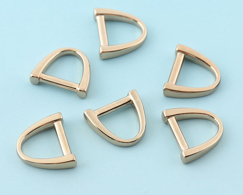 Mini Light Gold D Ring Metal D Rings-9mm-d Buckle Belt Strap | Etsy
