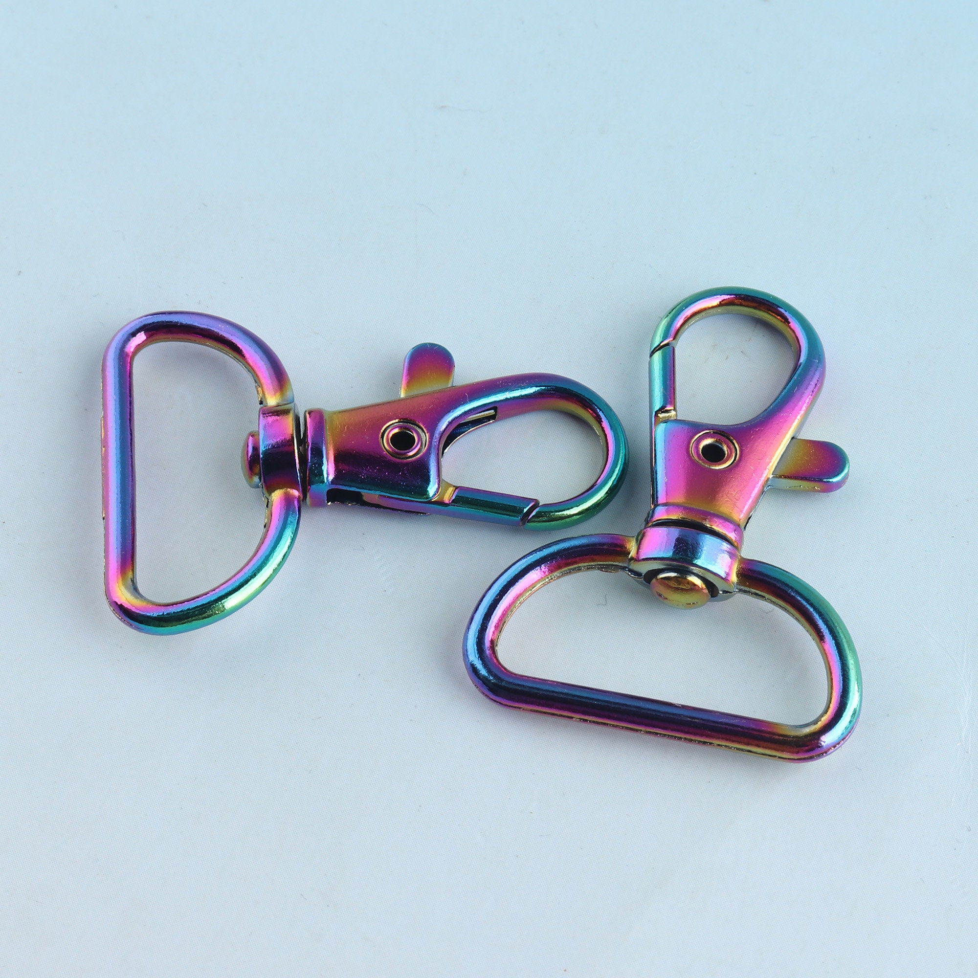 Rainbow Swivel Snap Clasp 25mm Colorful Snap Hook Metal Swivel Clasp ...