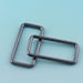Gunmetal Rectangular Rings 38mm Metal/zinc Alloy Rectangle Rings for ...