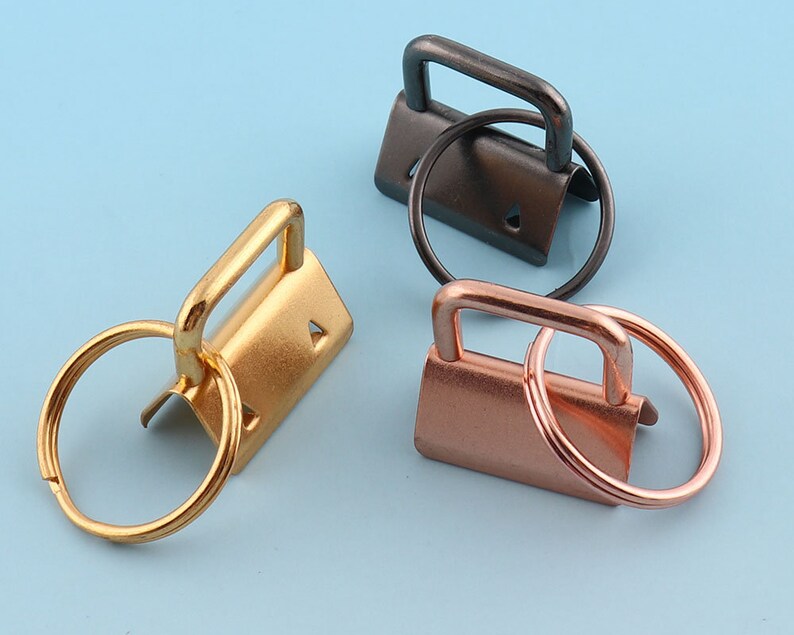 Key Fobs Hardware 50sets 25MM Key Ring Key Chains Key Lanyard | Etsy