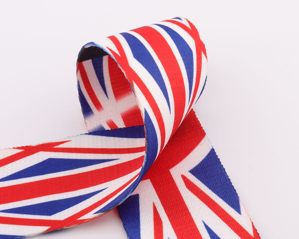 Flag Stripe Webbing Belt Pattern Webbing 2w Key Fobs | Etsy