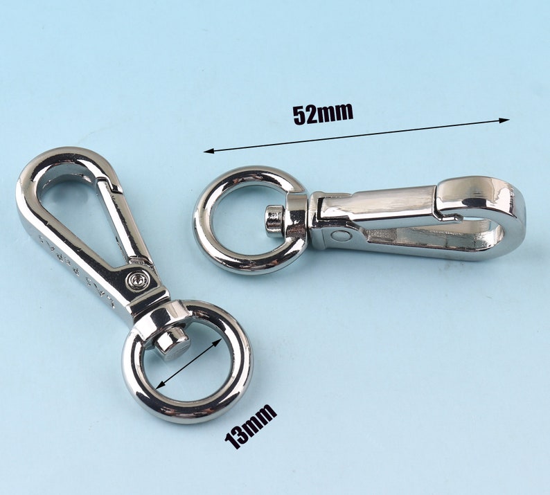 Swivel Snap Clasp 10pcs 5213mm Silver Swivel Snap Hooks - Etsy