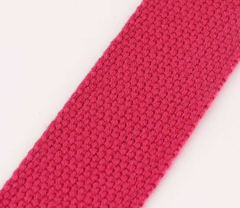 Cotton Webbing 5yards32mm/38mm Solid color Webbing Fabric | Etsy