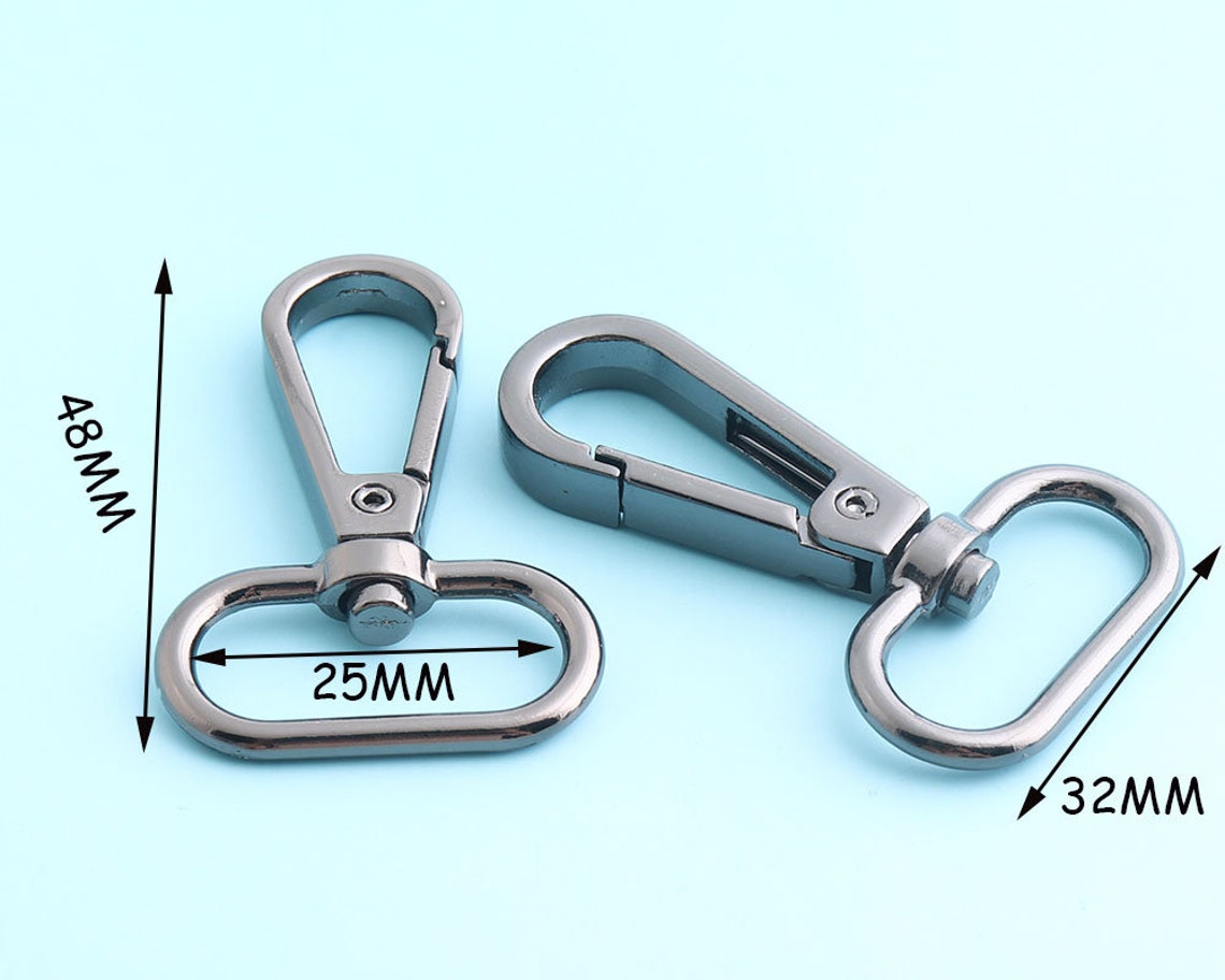 Gunmetal Swivel Clasp 4825 Snap Hook Metal Lobster Clasp - Etsy