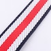 Red Striped Webbing 1-5 Yards 38 Mm Dark Blue Webbing Strap Leash ...