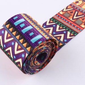 2inches Striped Webbing Colorful Ribbon Webbing Strap Soft Webbing Belt ...