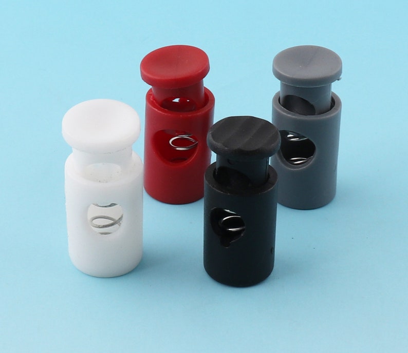 7mm Rope Cord Stopper 15-50pcs Black Plastic Cord Lock for - Etsy