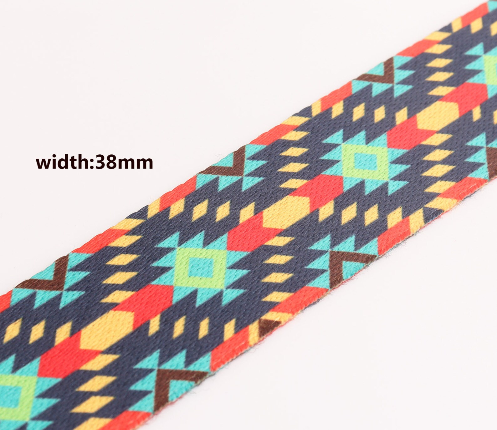 1 1/2 38mm Boho Webbing Floral Webbing Leash Webbing - Etsy