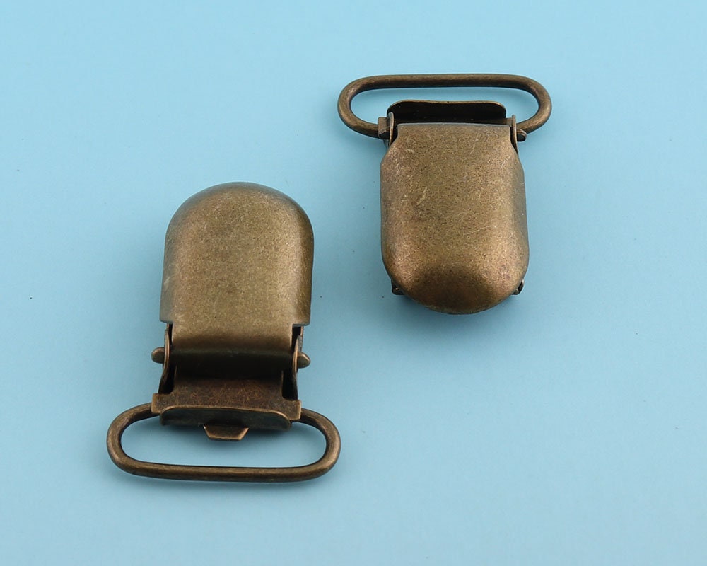 Bronze Suspender Clips 3520mm Metal Kam Clips Dummy Clips - Etsy