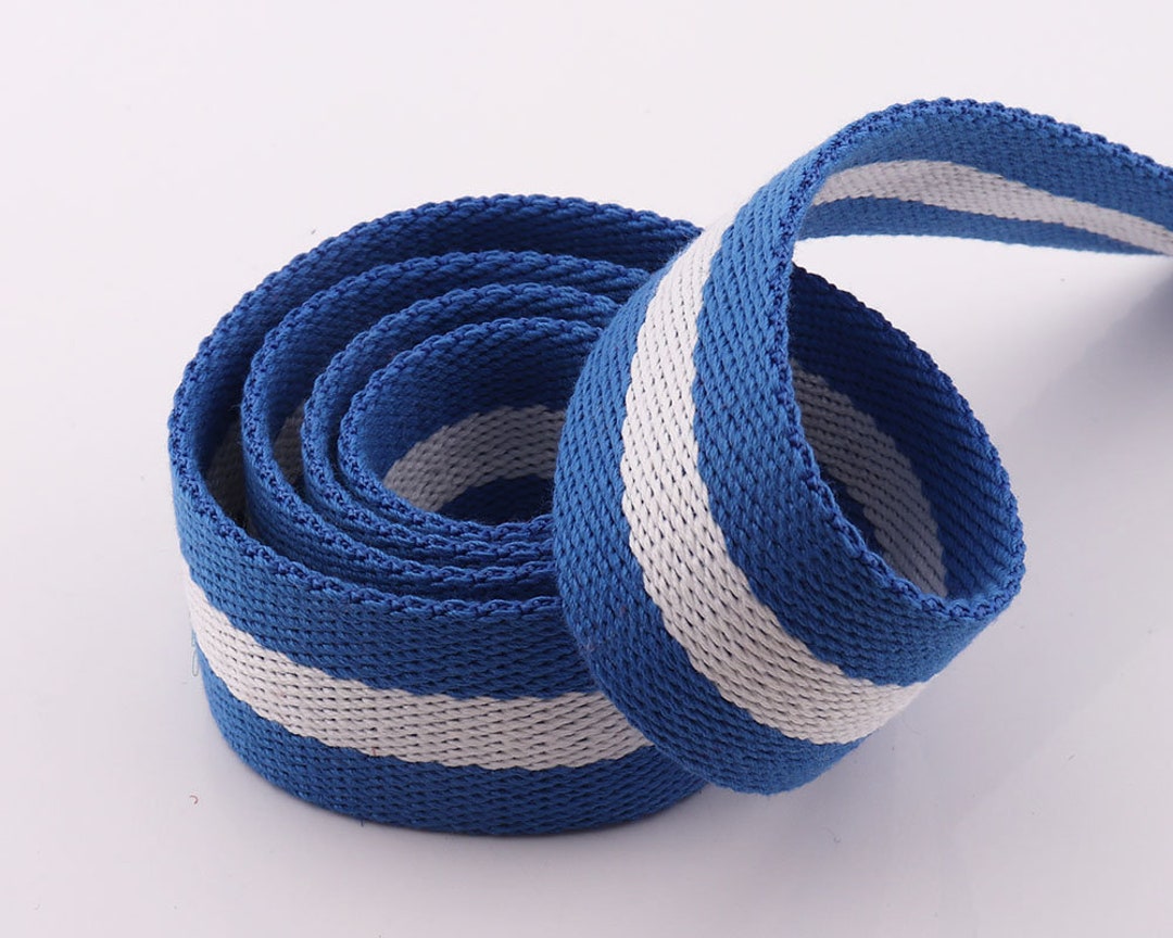 Blue Webbing 3 Yard X 38mm-stripes Straps Webbing Canvas - Etsy