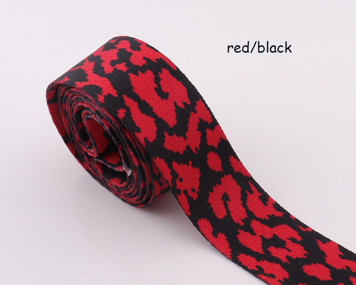 Soft Webbing Black/red Webbing 38mm Hi-q Webbing Stripe - Etsy