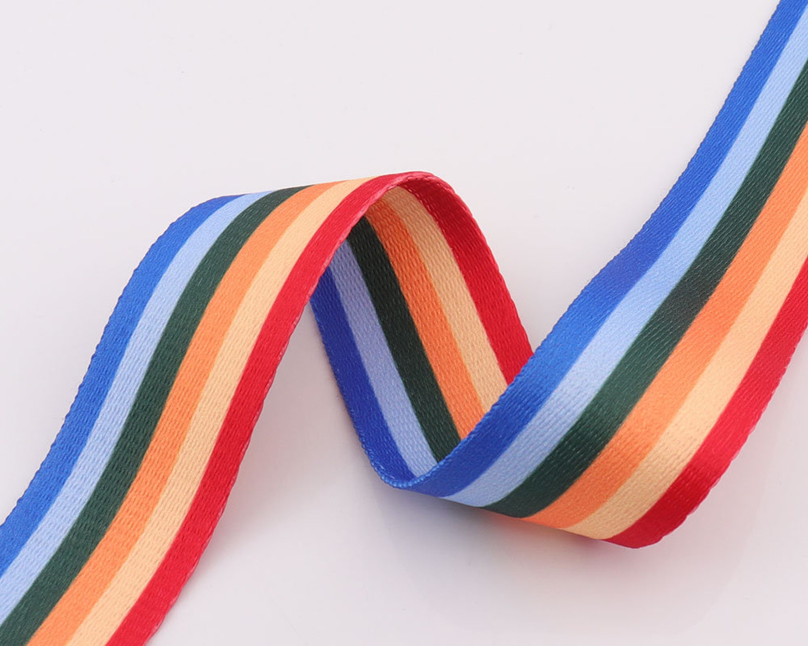 Colorful Striped Webbing Strap 38mm/50mm Rainbow Webbing - Etsy