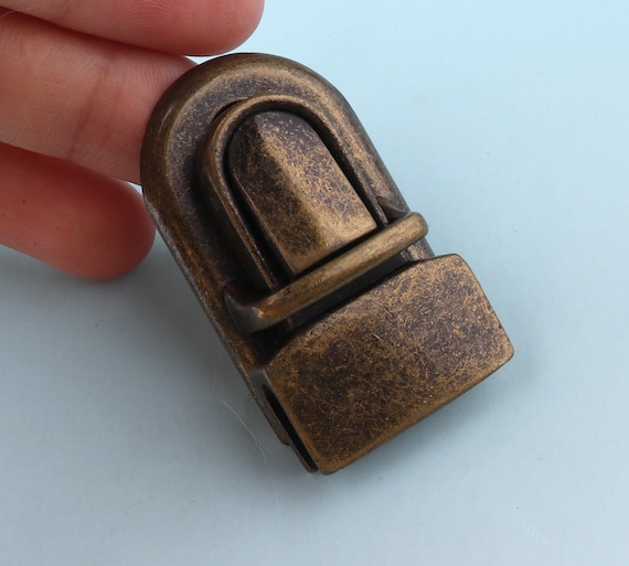 Antique Bronze Bag Lock 4125 Mm Metal Box Lock Latch Lock - Etsy