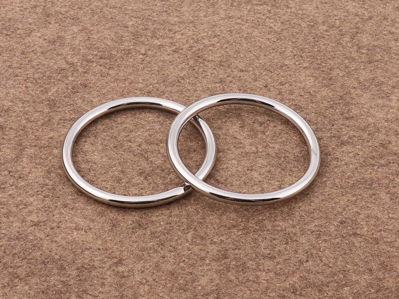 Silver/gold O Ring Metal 4pcs 1 1/238mmo Buckle Belt | Etsy