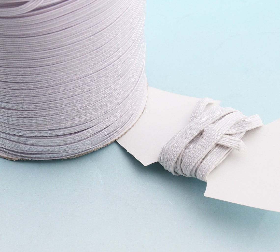 3-7mm Trim Flat Elastic Cord for Mask Nylon Elastic Cord Spool - Etsy