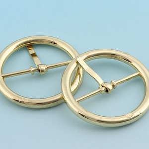 Light Gold Belt Buckle 6pcs*1 1/4" Metal Adjuster Buckle Tri Bar ...