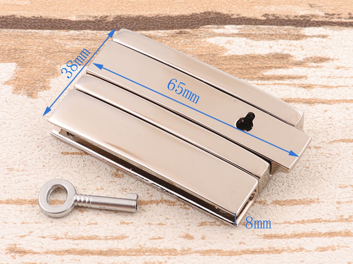 Silver Bag Lock 2 1/2metal Box Lock Latch Lock High Quality - Etsy
