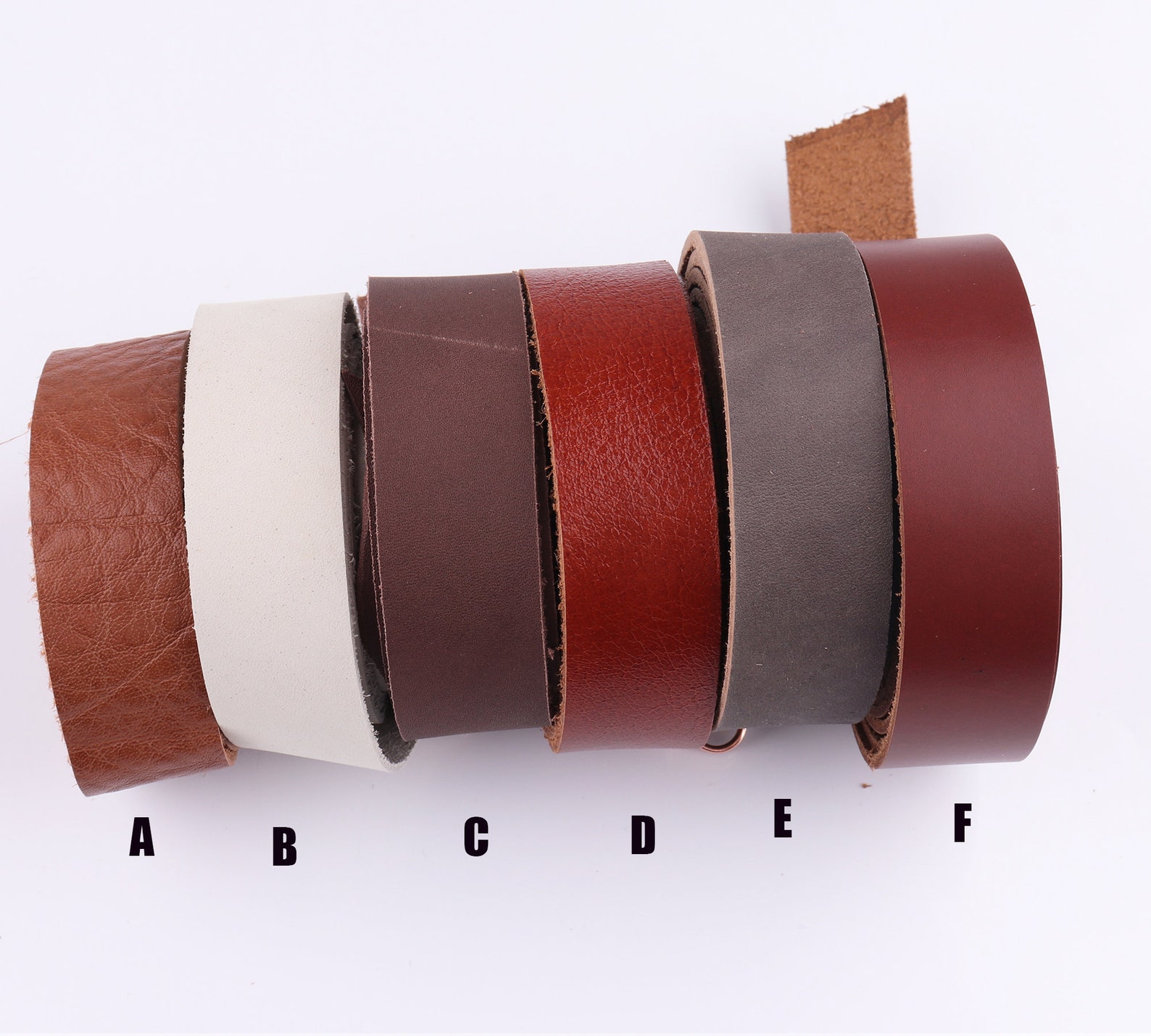 Genuine Leather Strip 3/418.5mm Leather Strips Cowhide | Etsy