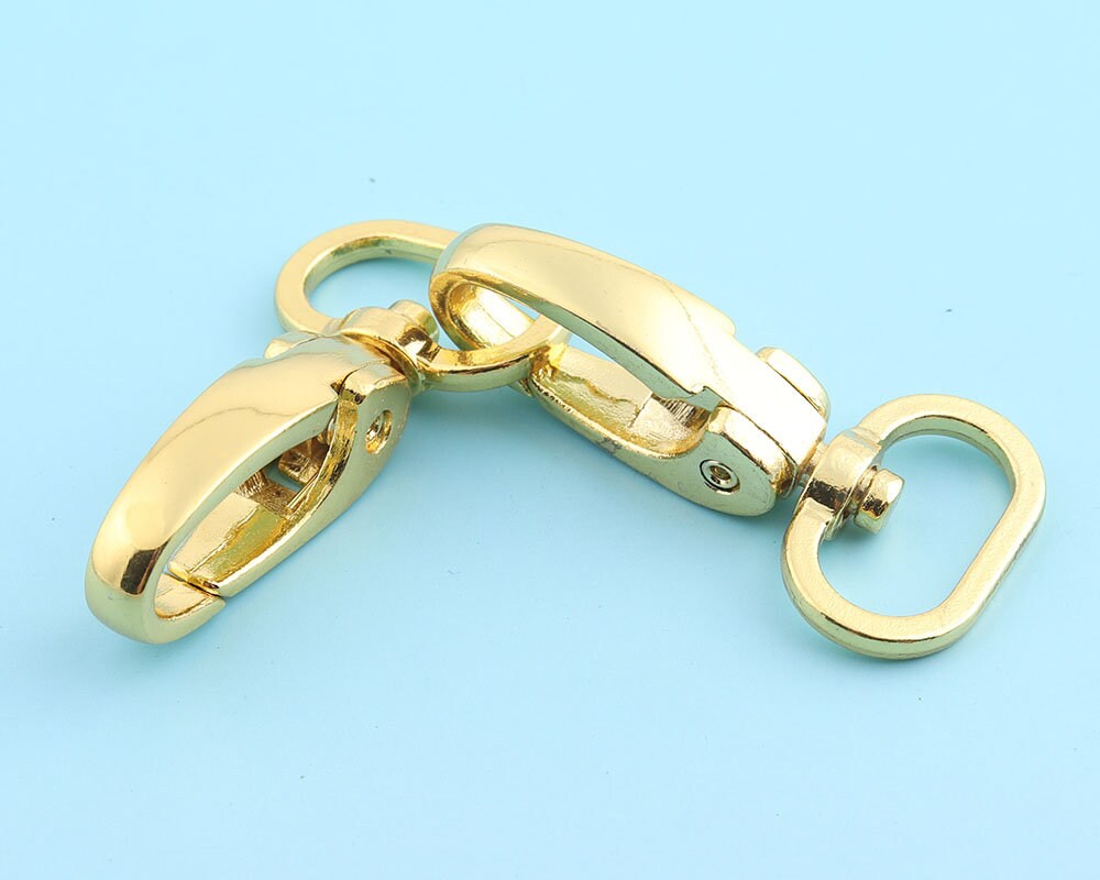 Golden Swivel Snap Clasp 8pcs 50*20mm Metal Lobster Clasp Snap Hook for ...